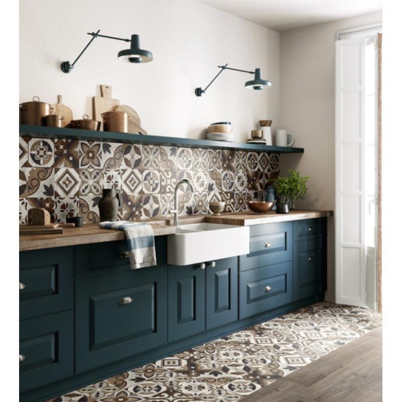 SANT'AGOSTINO CERAMICHE INTARSI GLAM MIX 20X20 Rectifié - Fissor...