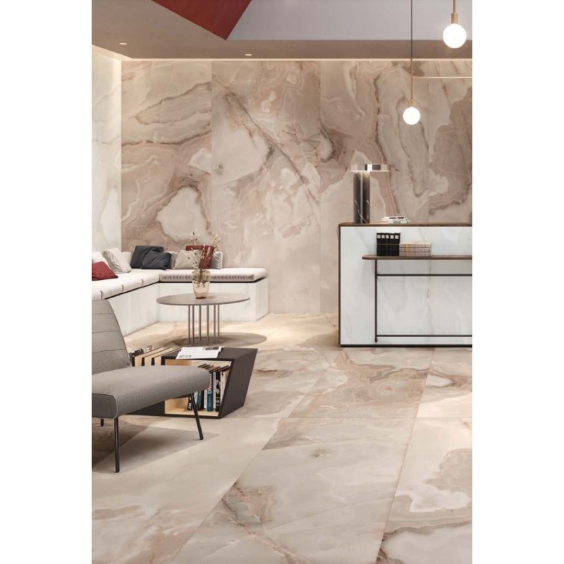 REX CERAMICHE REVES REVE ROSE GLOSSY 60X120 - Vente en ligne Fissore...