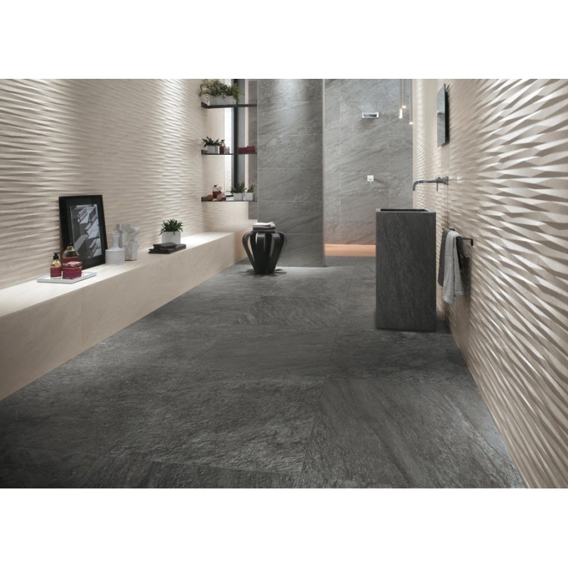 ATLAS CONCORDE BRAVE GYPSUM 3D BLADE 40x80 Rectifié - Fissore Ve...