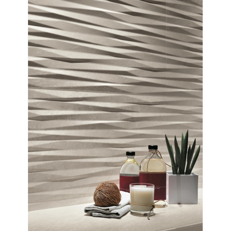 ATLAS CONCORDE BRAVE GYPSUM 3D BLADE 40x80 Rectifié - Fissore Ve...